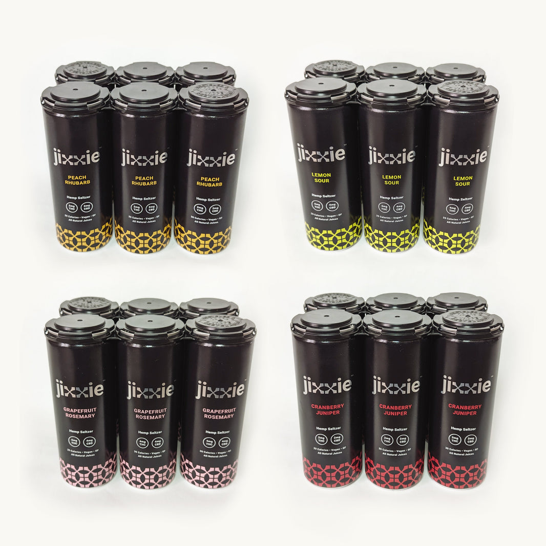 Jixxie THC & CBD Hemp Seltzers. All natural Cannabis beverages. – jixxie
